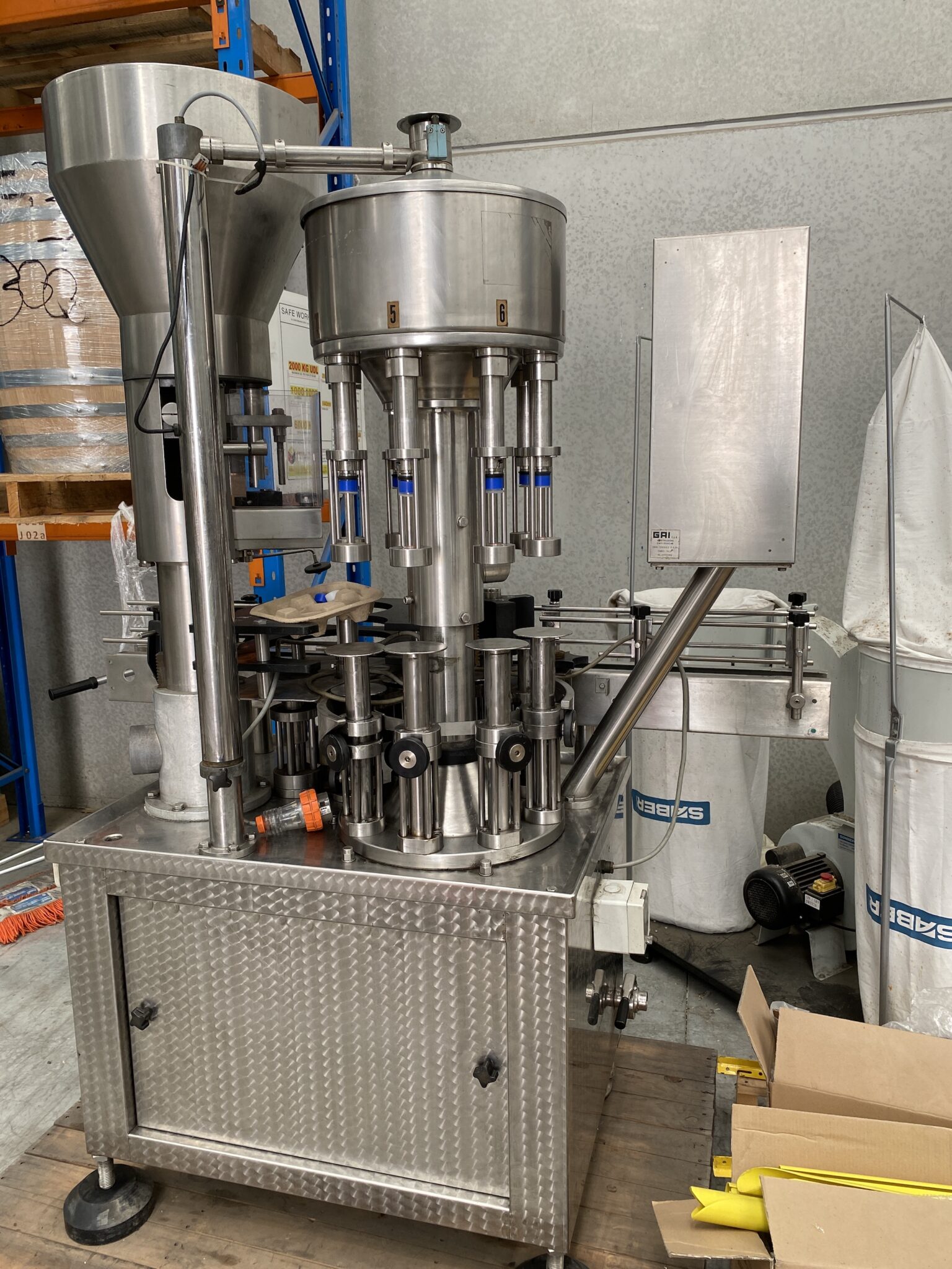 (SOLD) GAI Filler/corker monobloc - Grapeworks - Tanium ...
