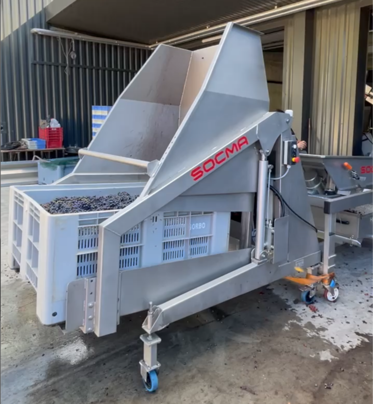 Bin Tipper - Grapeworks - Tanium MachineryGrapeworks – Tanium Machinery